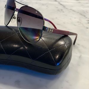 CHANEL | Accessories | Chanel Aviator Polarized Sunglasses | Poshmark
